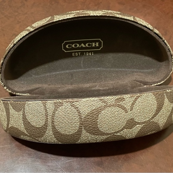 Coach | Accessories | Coach Clam Shell Eyeglasses Or Sunglasses Case ...
